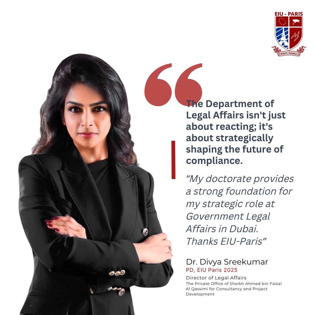 The Evolution of a Leader: Dr. Divya Sreekumar’s Academic and ...